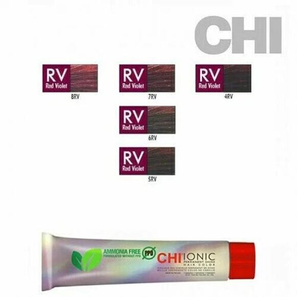 Chi | Hair | Chi Ionic Permanent Shine Hair Color 8rv Extra Light Red ...